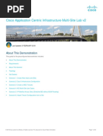 Cisco ACI Lab Sale Connect 2.0 PDF | PDF | Network Topology | Ip Address