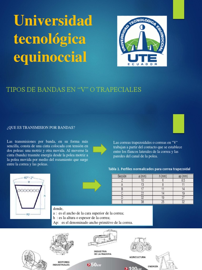 Tipos y Usos de Bandas en V | PDF | Viajes por Europa | Science