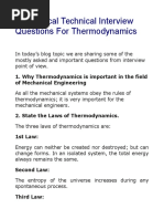 Chemical Engineering Job Interview Questions | PDF | Heat Transfer | Steam