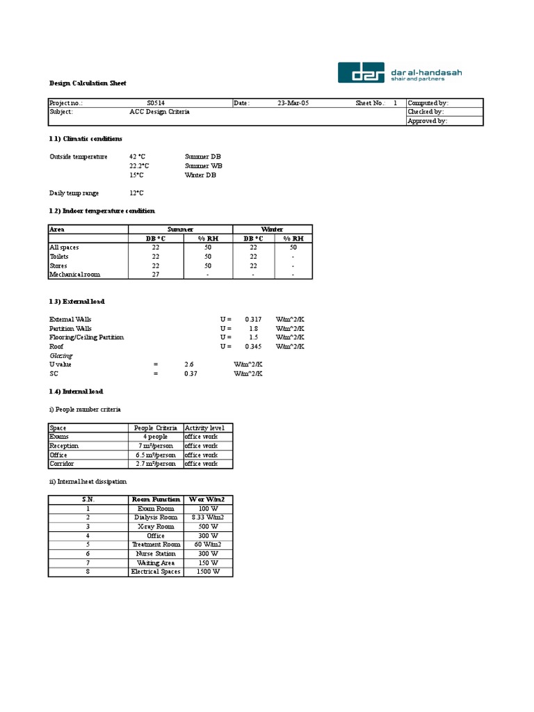 Design Calculation Sheet: Glazing | PDF | Pharmacy | Building Engineering