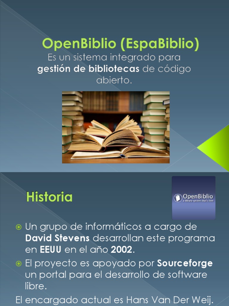 Open Biblio | PDF | Software libre | Obras intelectuales