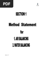 Chilled Water Balancing Procedure | PDF | Pump | Valve