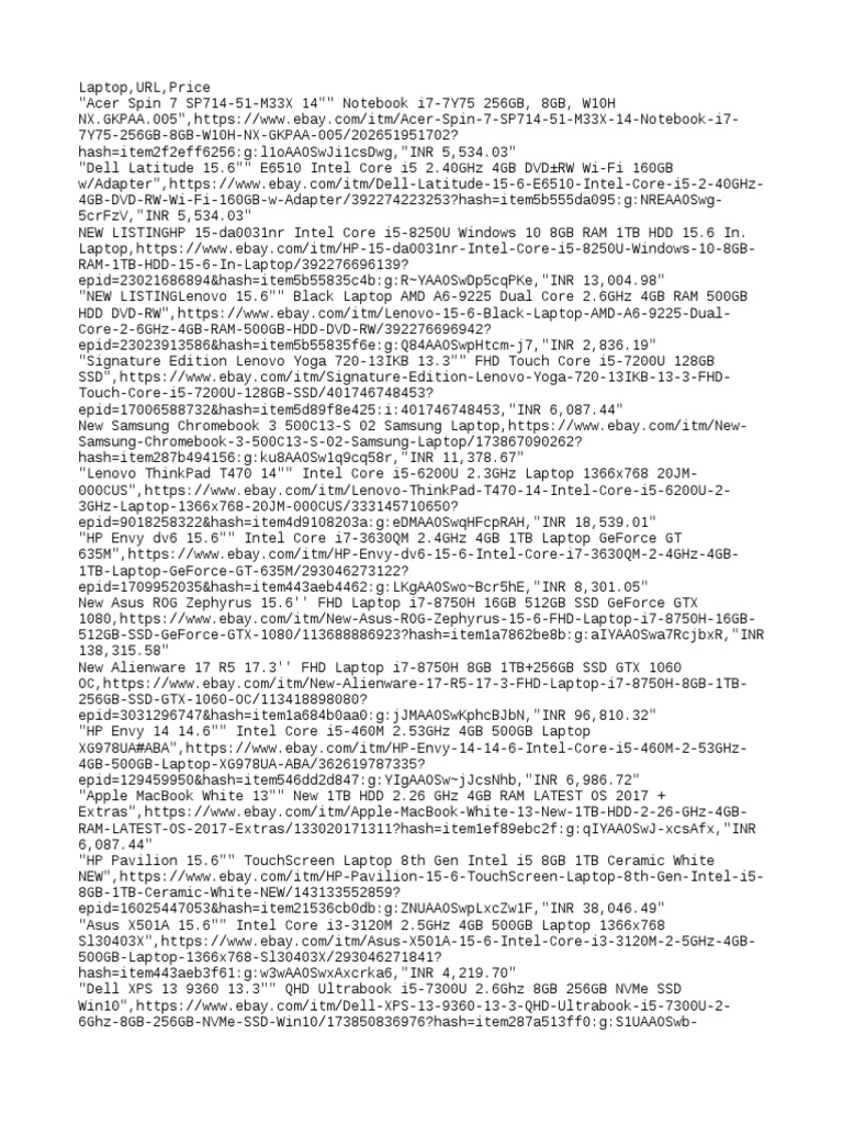 Laptop Information | PDF | Laptop | Classes Of Computers