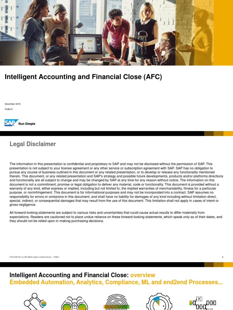 4HANA Advanced Financial Closing PDF | PDF | Receipt | Sap Se