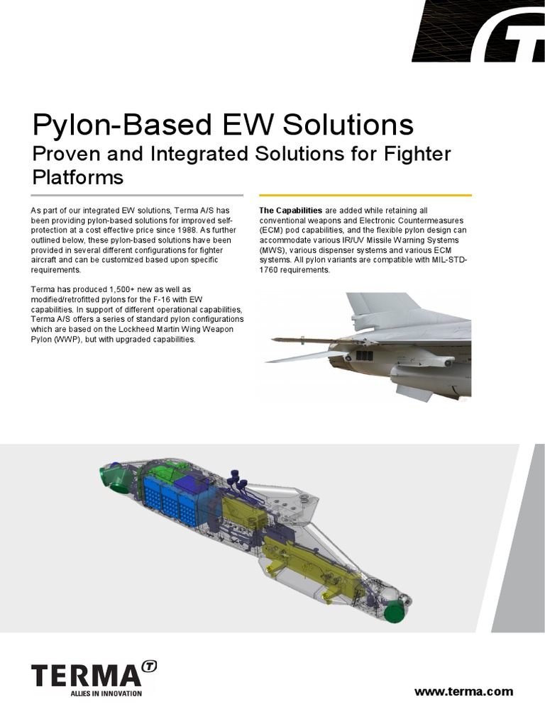 TERMA Pylon-Based EW Suite | PDF | Aircraft | Military Technology