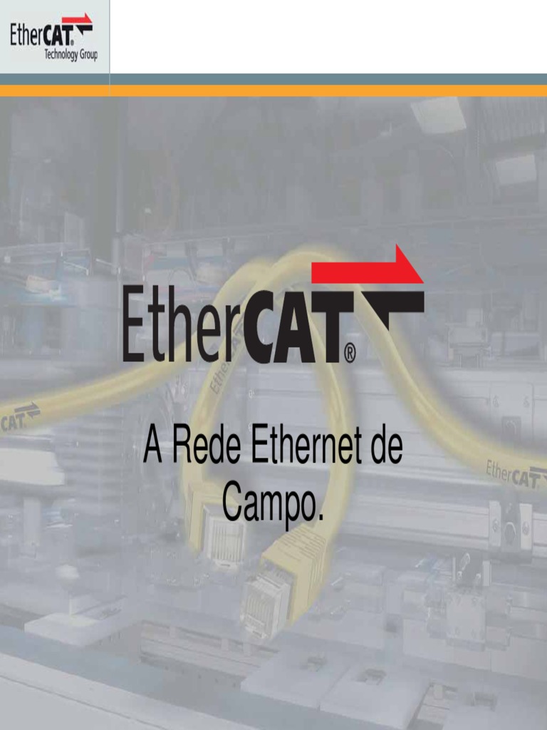 EtherCAT Introduction PT PDF | PDF | Ethernet | Topologia de rede