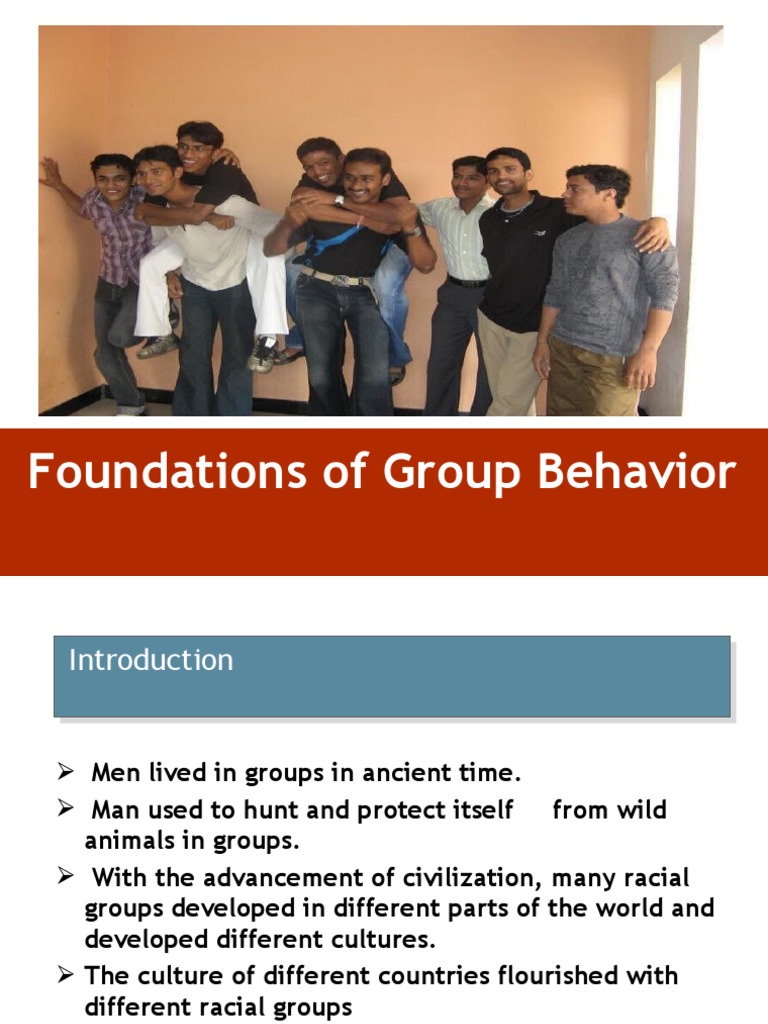 Foundations of Group Behavior | PDF | Applied Psychology ...