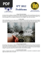 Problems For IYPT 2026 | PDF | Rotation | Waves