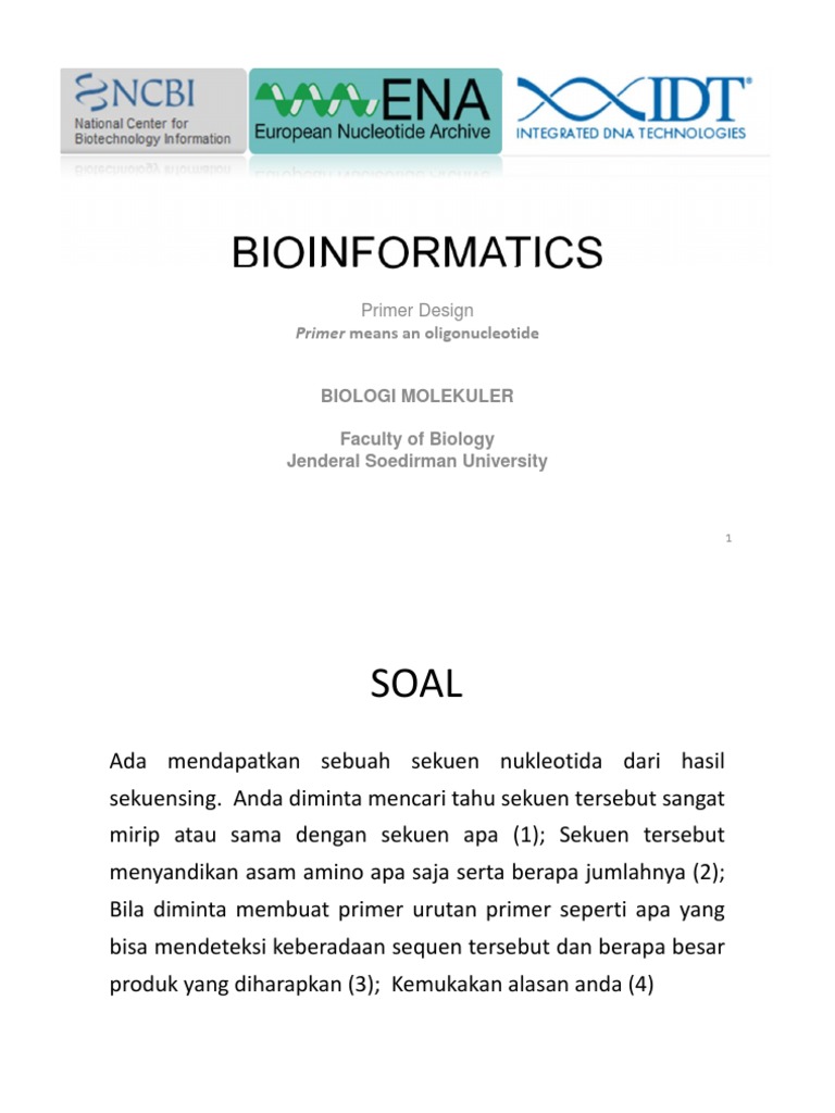 Bioinformatics Tutorial 2019 | PDF | Blast | Nucleic Acid Sequence