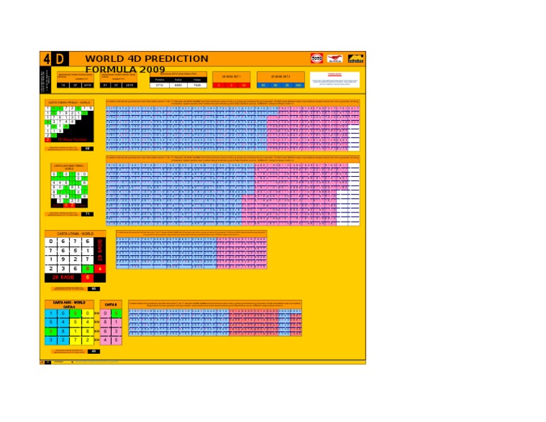 World 4D Prediction FORMULA 2009 PDF