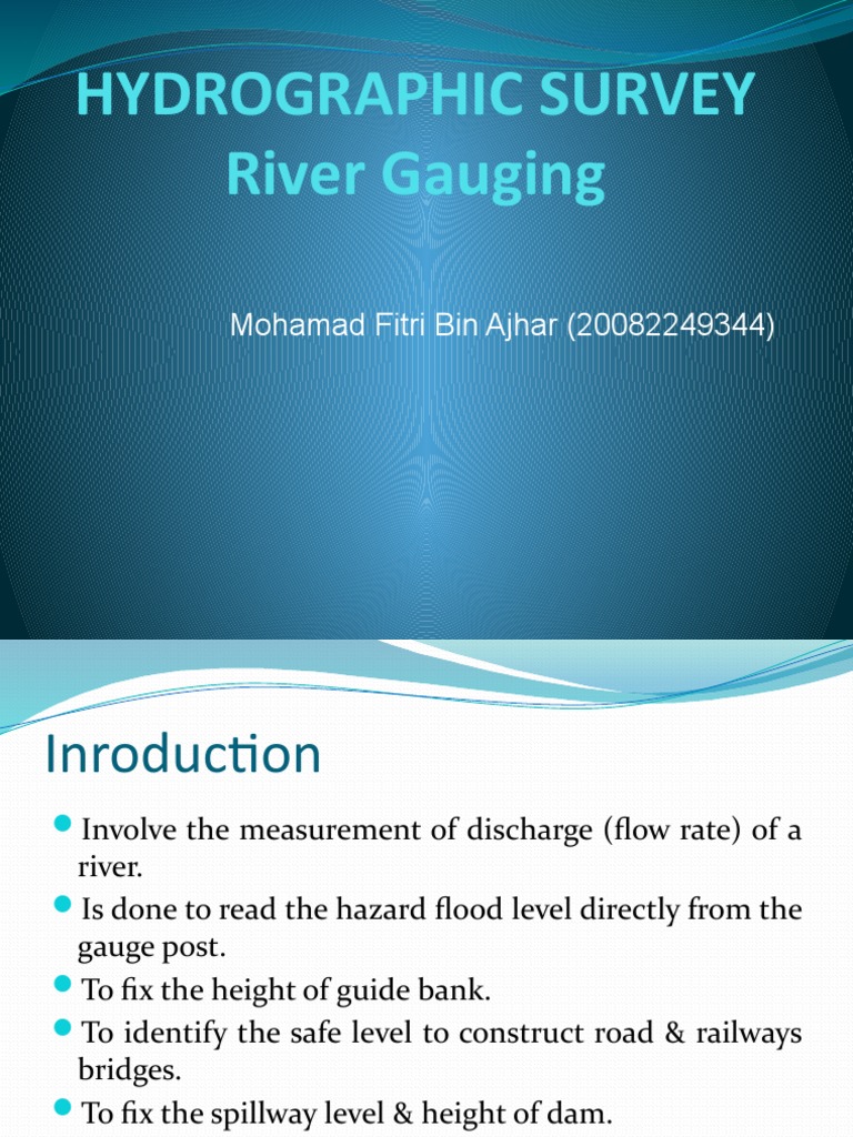 River Gauging Techniques Explained | PDF | Home & Garden