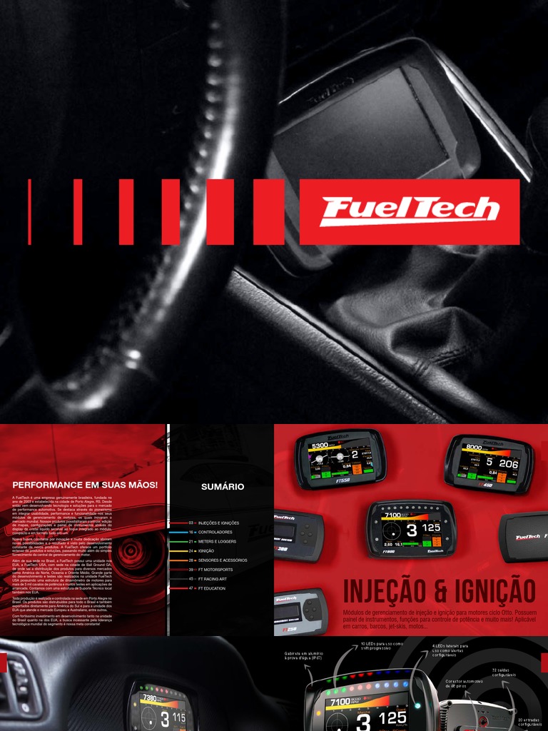 FuelTech - Cat2019.0 - BR | PDF | Sistema de ignição | Brasil