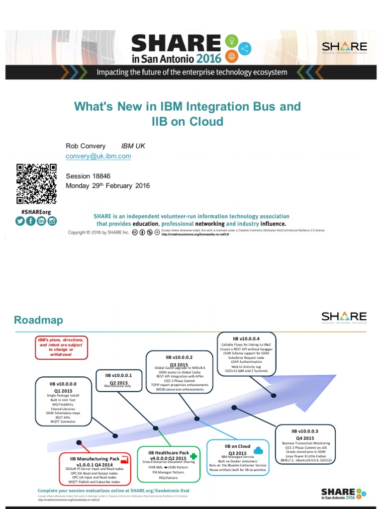 Whatsnewinibmintegrationbus 160302165629 | PDF | Representational State Transfer | Cloud Computing