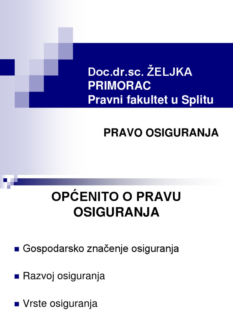 Osiguranje | PDF