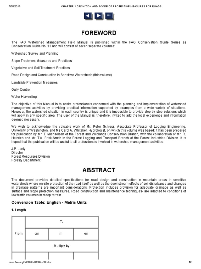 Foreword: Conversion Table: English - Metric Units | Download Free PDF ...