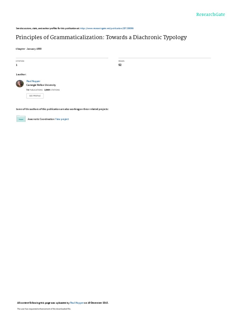 Language Typology Lehmann | PDF