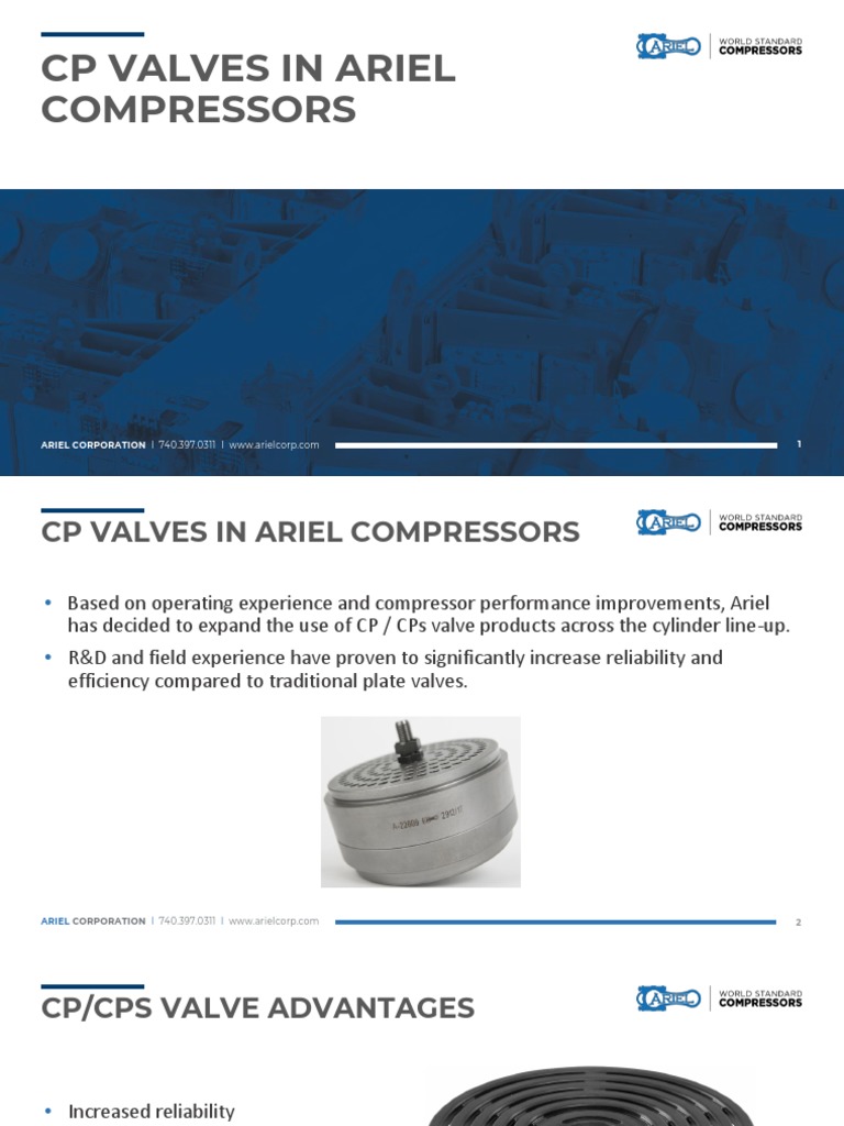 Válvulas CP Ariel | PDF