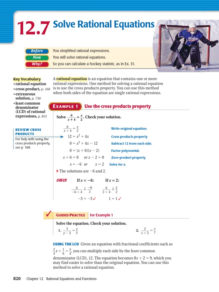 Rational Equations | PDF | Equations | Fraction (Mathematics)