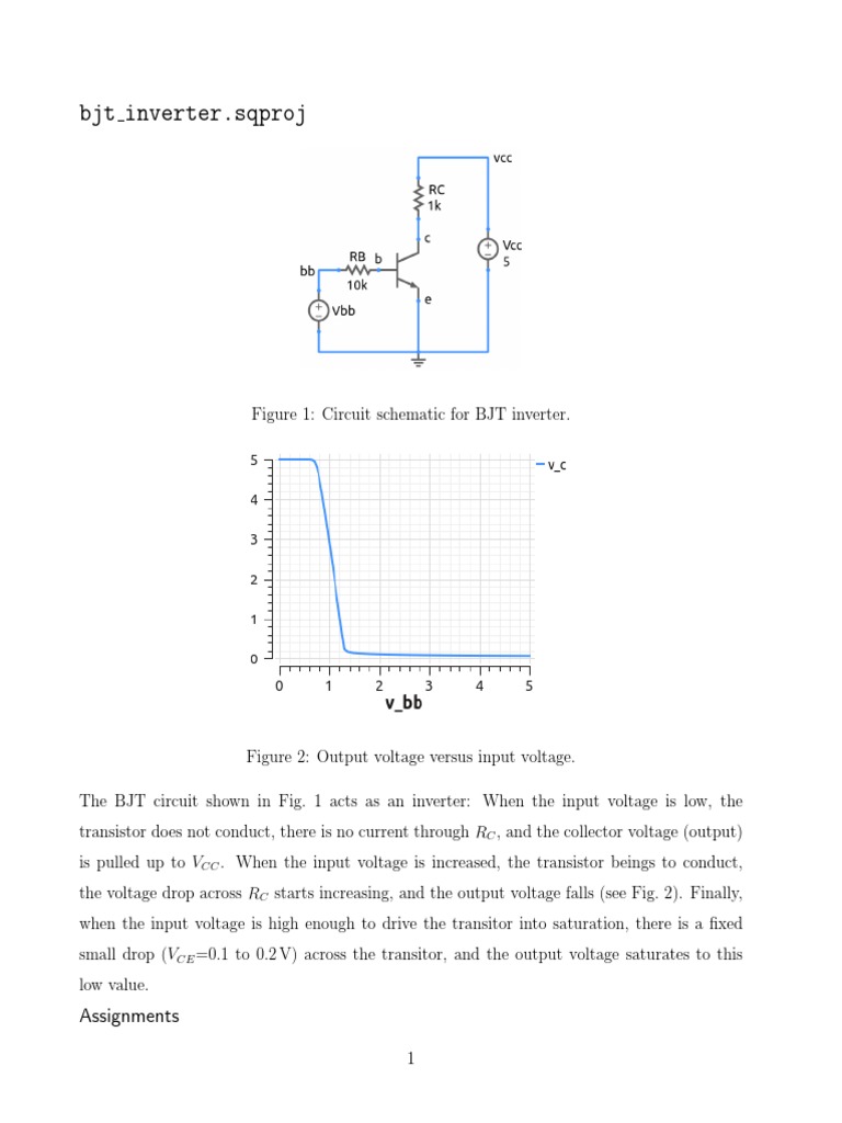BJT Inverter | PDF