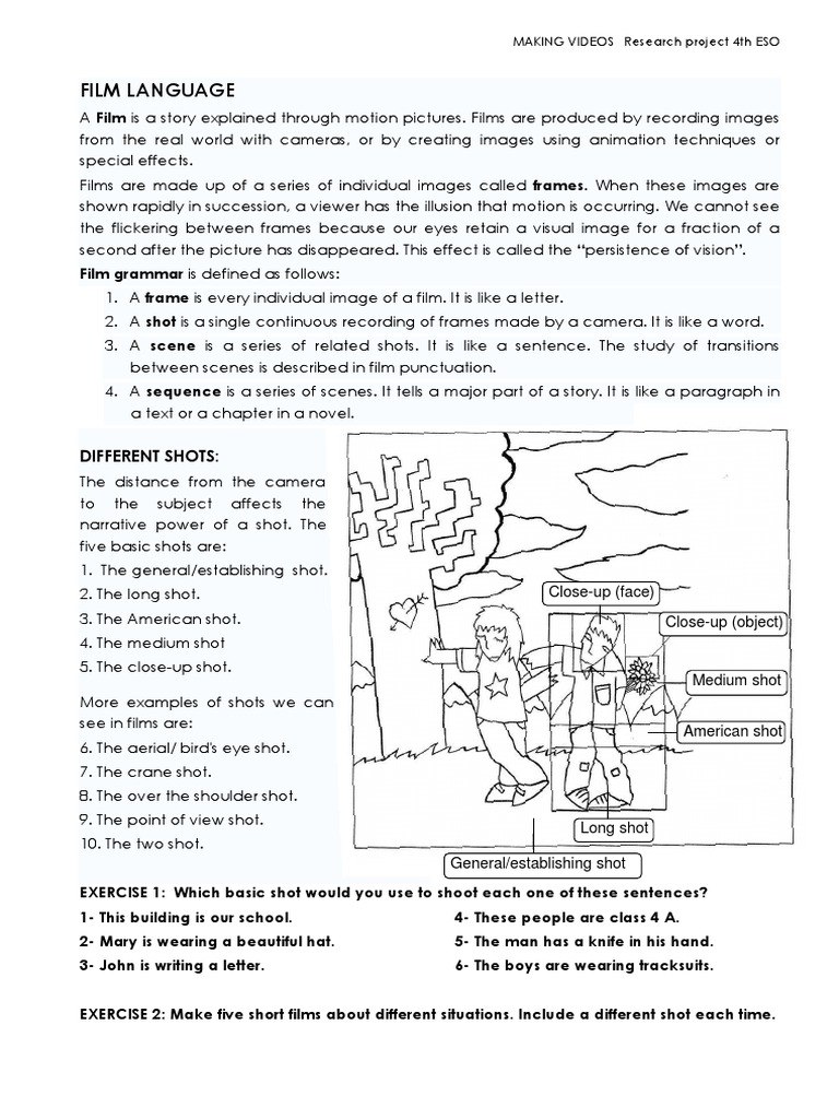 Understanding Camera Grammar in Film | PDF | Vision | Imaging
