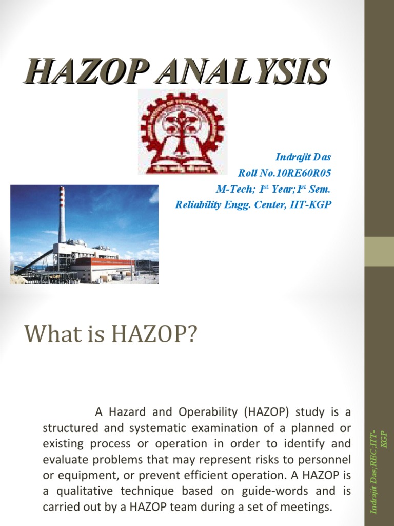 Hazop Analysis | PDF | Systems Science | Engineering