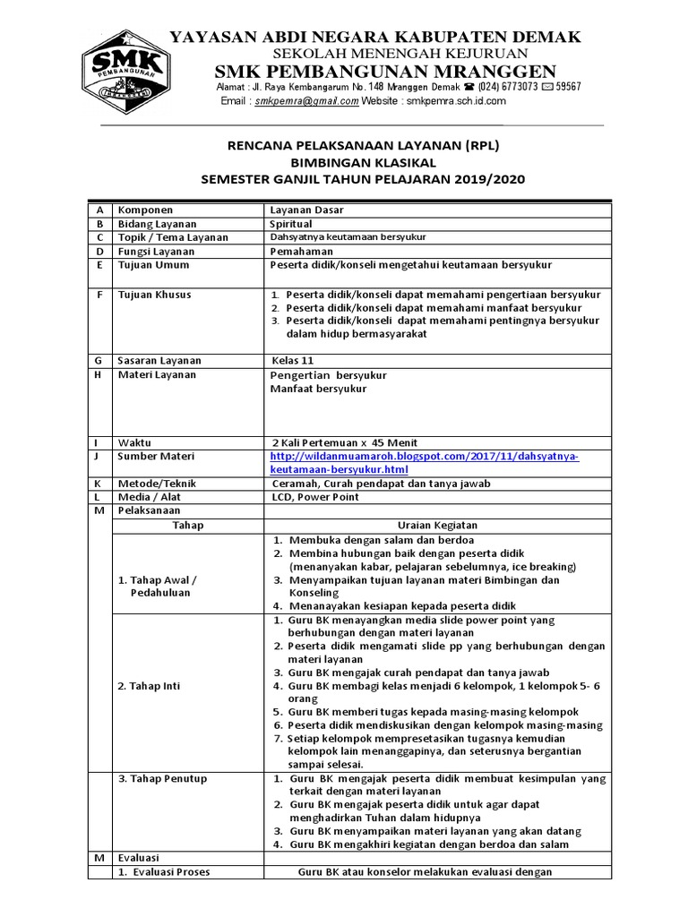 BK RPL Klasikal Kls 11 | PDF