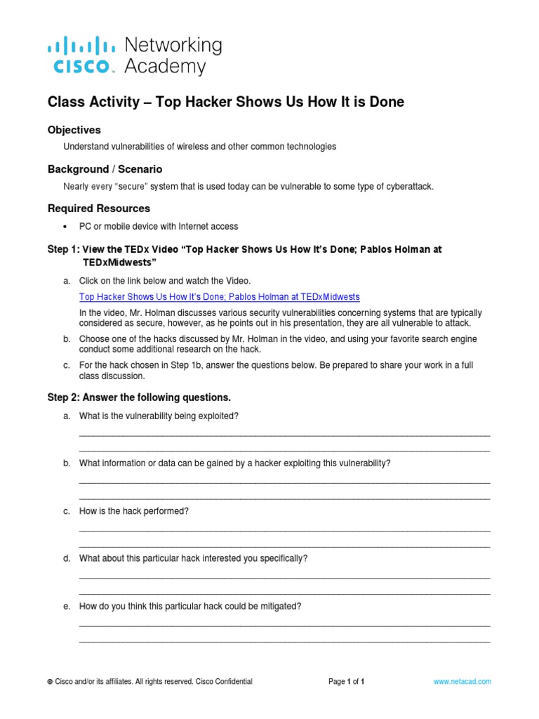 Understanding Cyber Vulnerabilities | PDF | Security Hacker ...