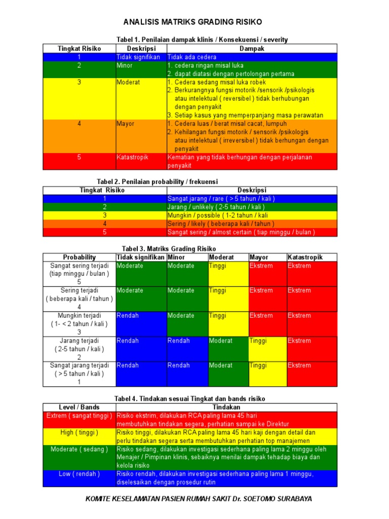 261256711-Matriks-Grading-Risiko | PDF