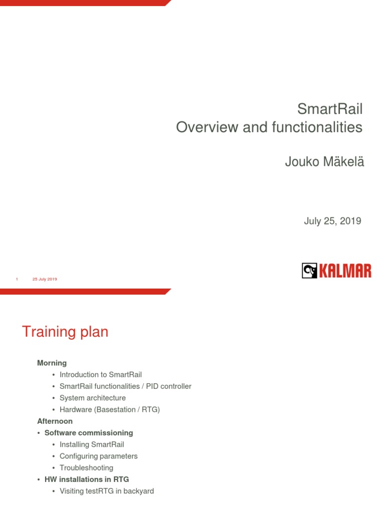 Smartrail Overview | PDF | Telecommunications Engineering ...
