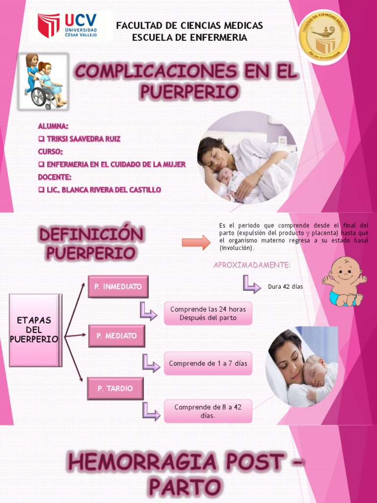 Complicaciones Post Parto | PDF | Parto | Rtt