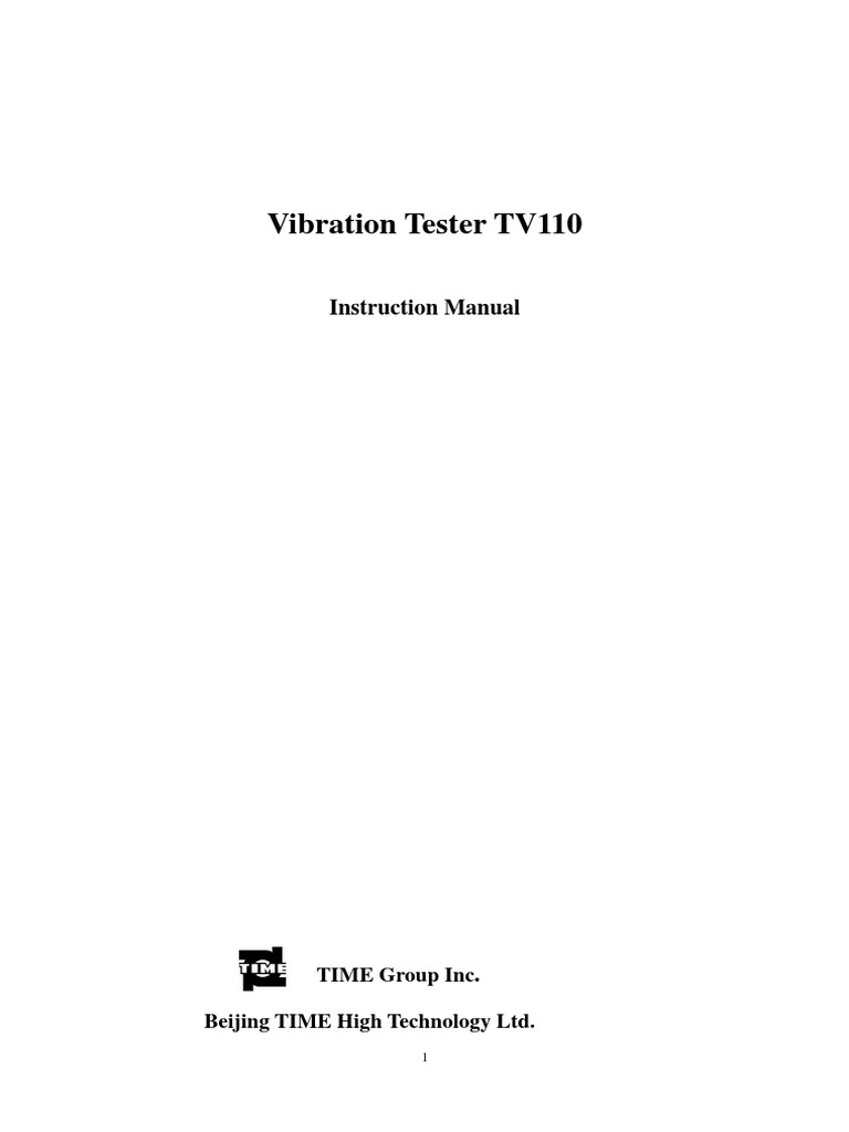 TV110 Manual PDF | Download Free PDF | Spectral Density | Printer ...