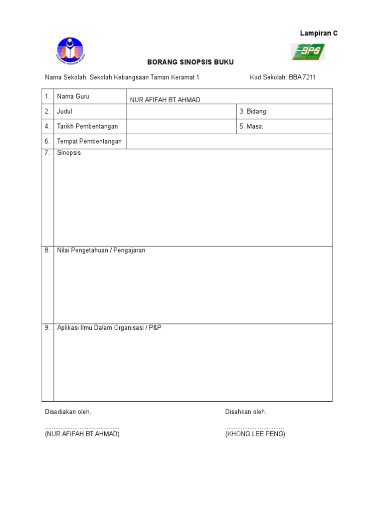 Sinopsis Bacaan Buku | PDF