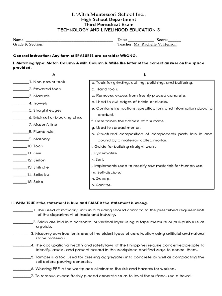 Grade 8 | PDF | Masonry | Concrete