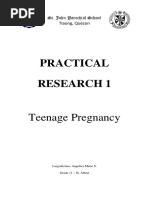 RRL Local and Foreign | PDF | Sex Education | Teenage Pregnancy