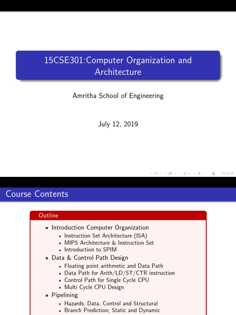Introduction To Computer Organization | PDF | Central Processing Unit ...