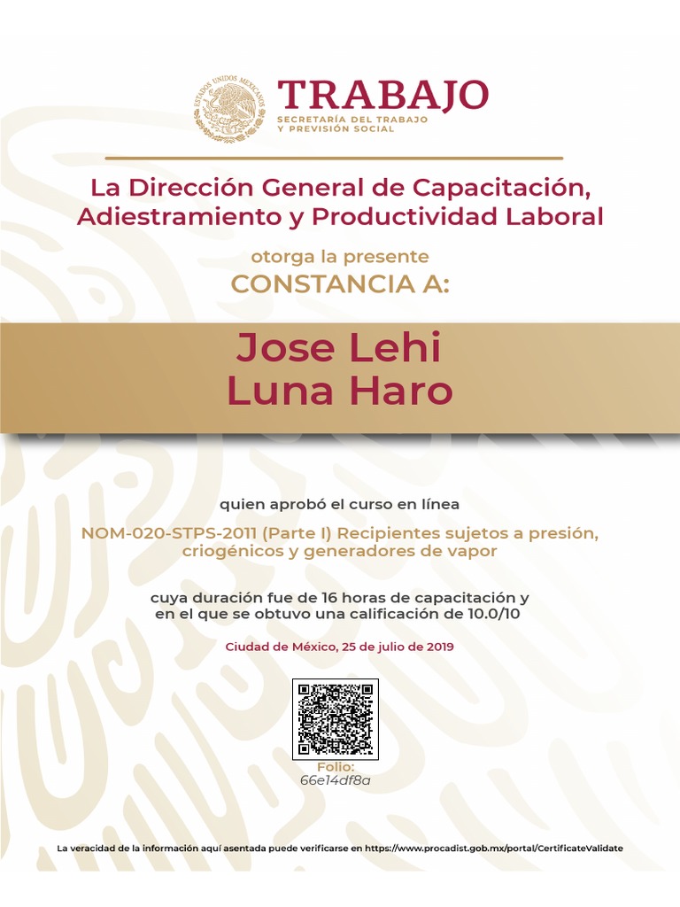 Nom-020 Parte I | PDF