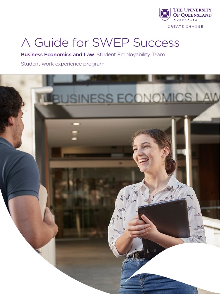 A Guide For SWEP Success: Business Economics and Law Student Employability Team Student Work ...