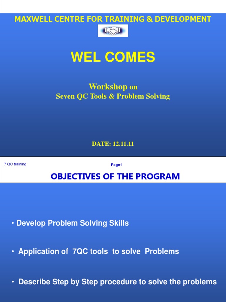 7 QC Tools Presentation | PDF | Histogram | Causality