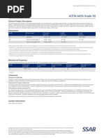 Data Sheet API 2W Grade 50 | PDF | Structural Steel | Welding
