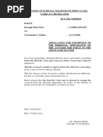 Adjournment Application Format for Court | PDF | Finance & Money ...