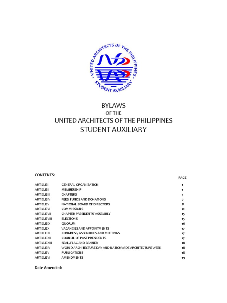 UAPSA by Laws PDF | PDF | President Of The Philippines | World Politics