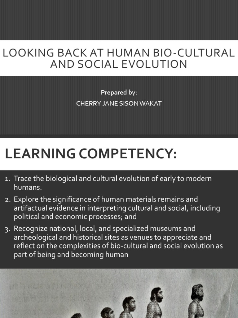 Biological and Cultural Evolution | PDF | Sociocultural Evolution | Human