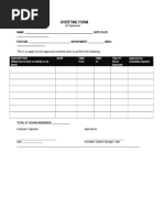 Ojt - DTR Sample Form | PDF