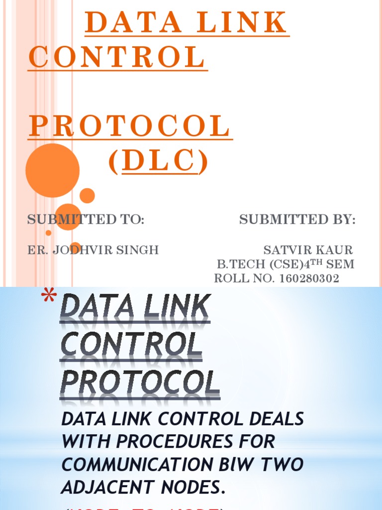 Data Link Control Protocol | PDF | Data Transmission | Computer Standards
