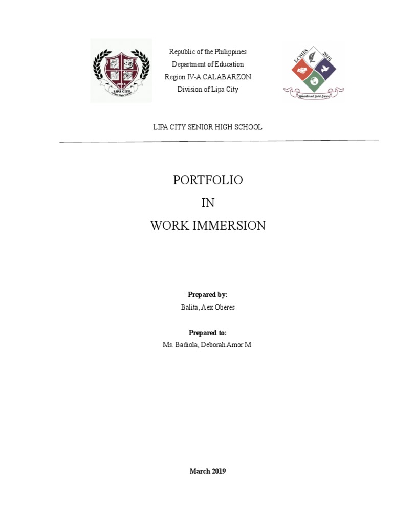 Alex Output in Immersion. | PDF | Students | Teachers