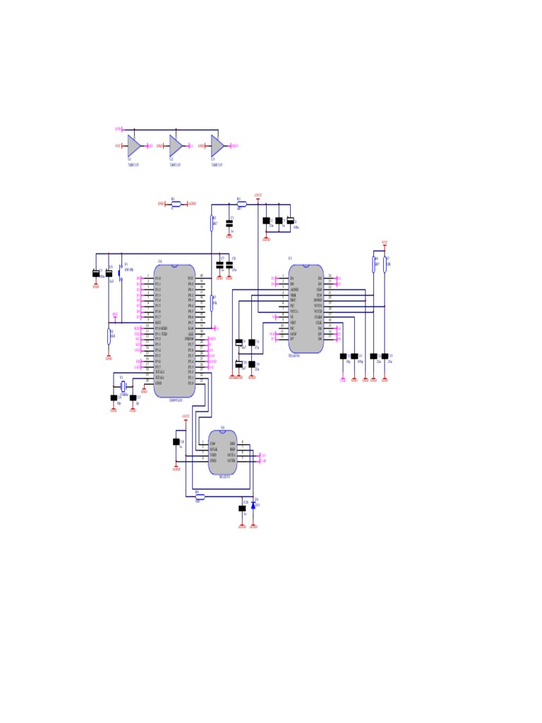 Osd Oscilloscope Schematic | PDF