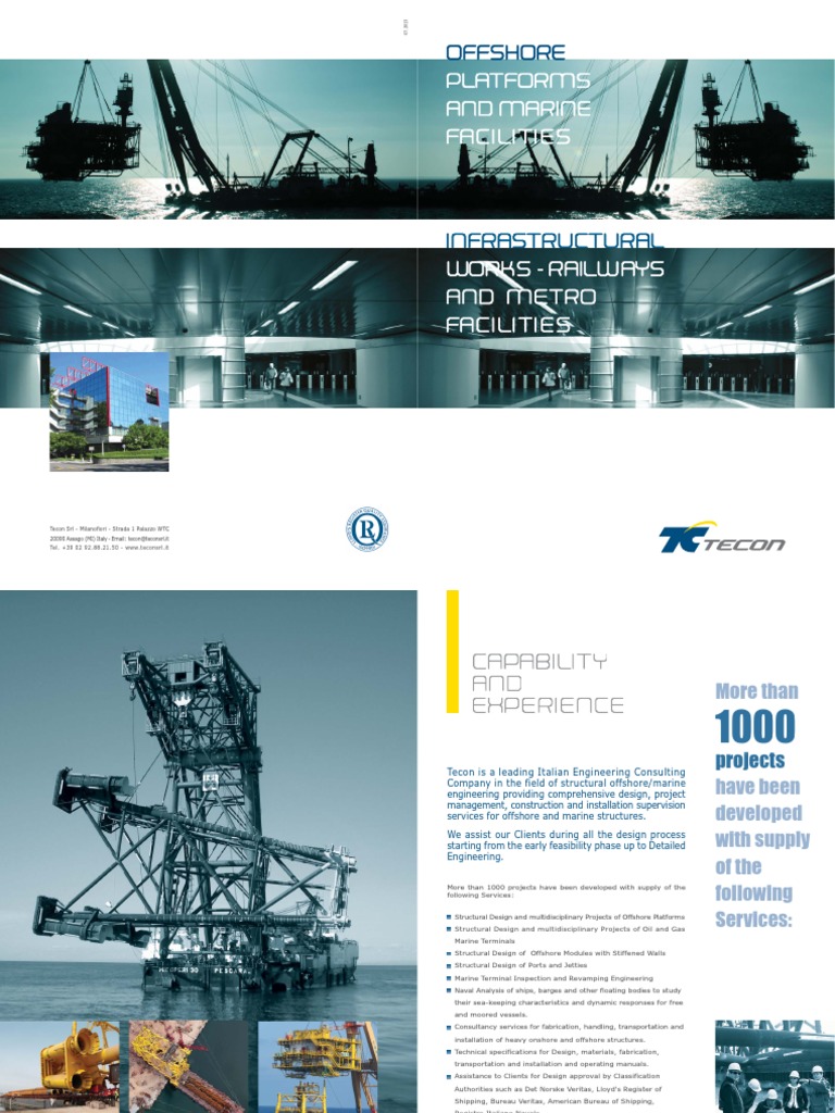 Tecon Brochure | PDF | Geotechnical Engineering | Economic Sectors
