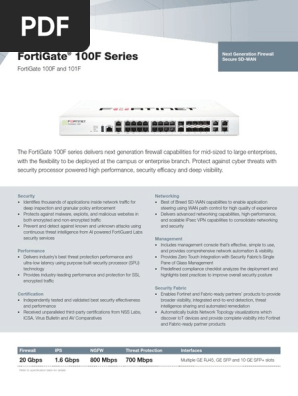 Fortigate 100F Series: Next Generation Firewall Secure, 46% OFF