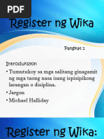 Grade 11 - Conative, Informative at Labeling Na Gamit NG Wika | PDF
