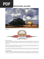 Auroville Architectural Case Study | PDF | Auroville | Building Engineering